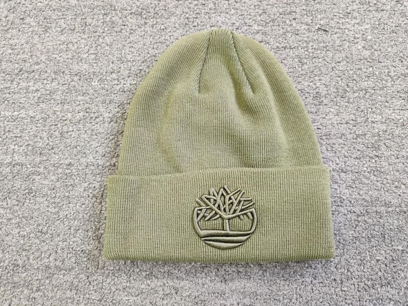 Timberland Timberland Embroidered Tree Logo Beanie Hat Olive Color ...