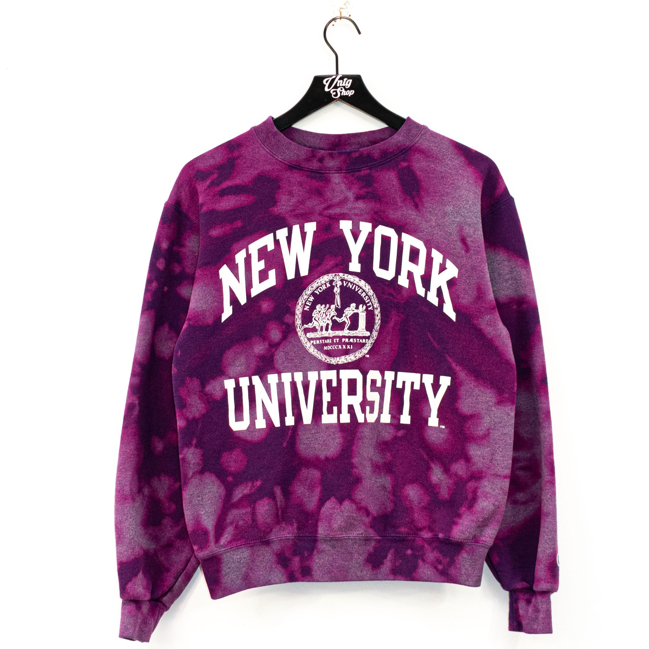 Vintage Champion New York University NYU Crest Sweatshirt | Grailed