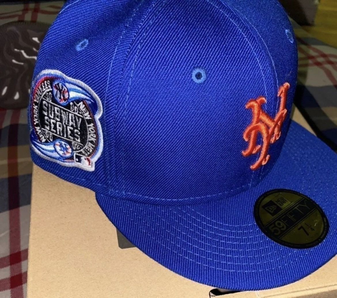 New Era 7 1/4 Mets "subway series" side patch fitted | Grailed