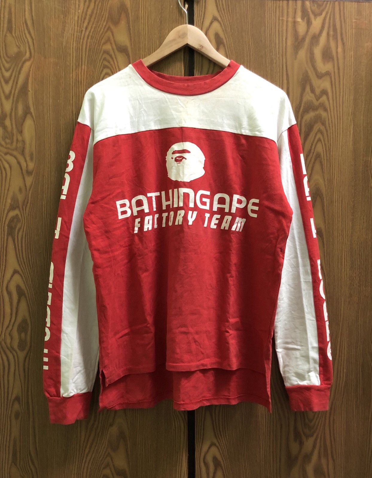 Bape × Vintage Vintage 90s A Bathing Ape Nigo Factory Team | Grailed