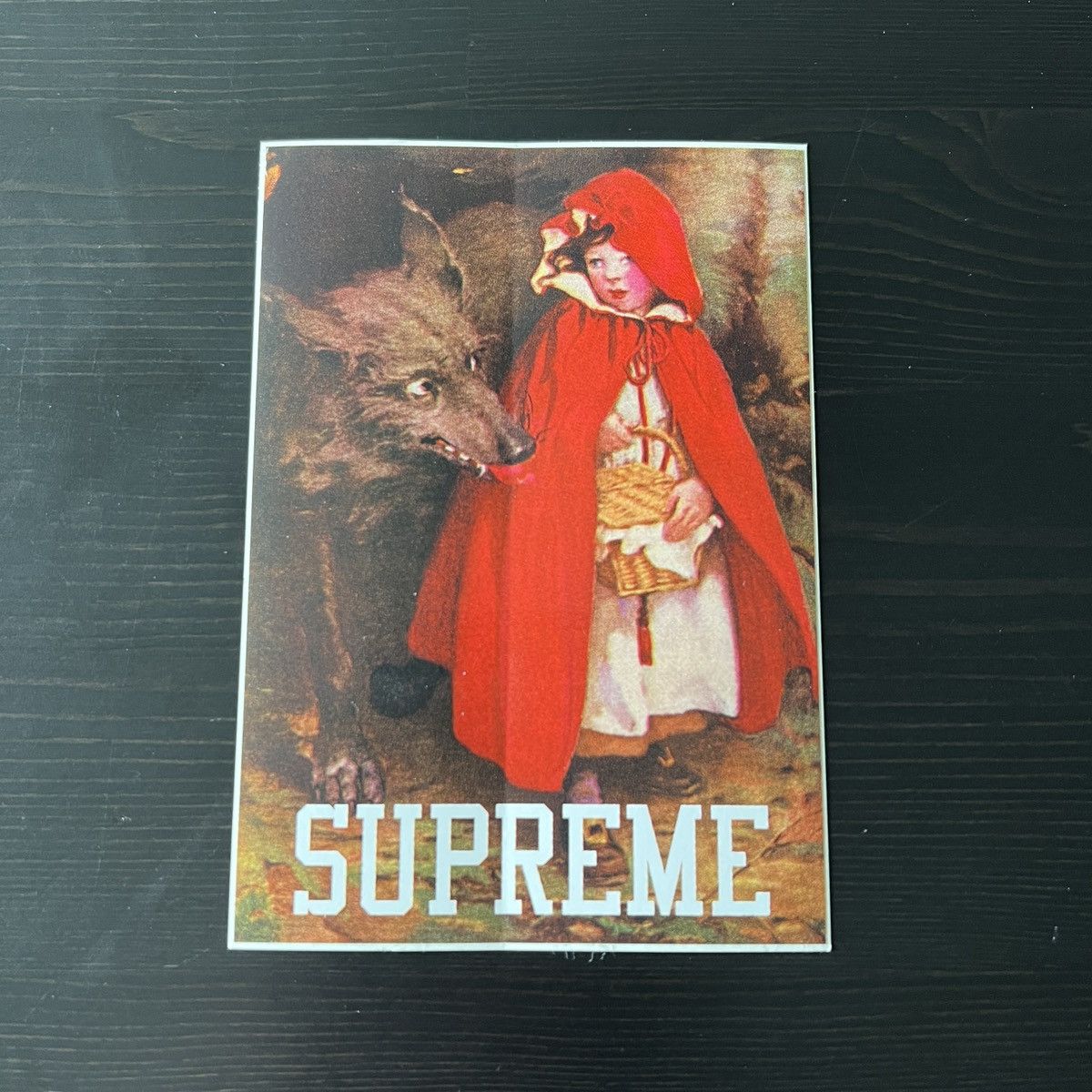 Supreme Supreme Red Riding Hood Sticker FW12 | Grailed