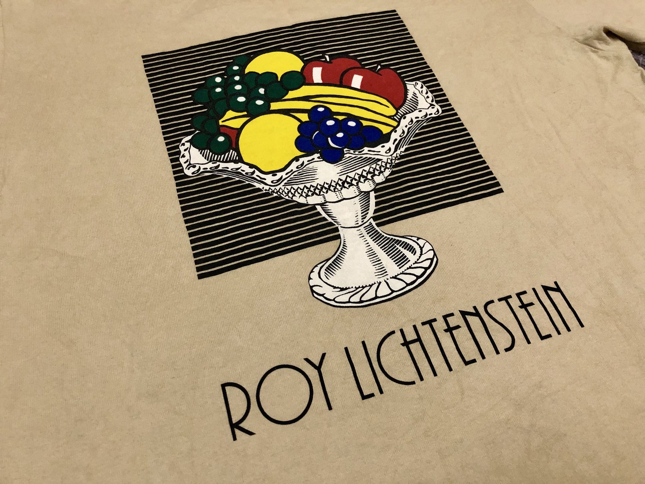 Andy Warhol, Roy L, Claes O. Rare vintage Roy Lichtenstein Tshirts ...