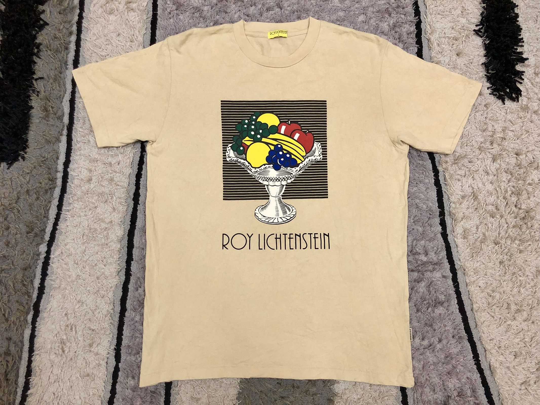 Andy Warhol, Roy L, Claes O. Rare vintage Roy Lichtenstein Tshirts ...