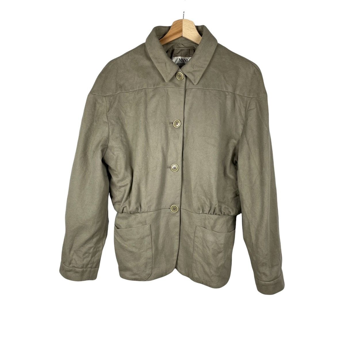 Designer × Italian Designers Vintage Mani Cropped Wool Jacket Made In ...