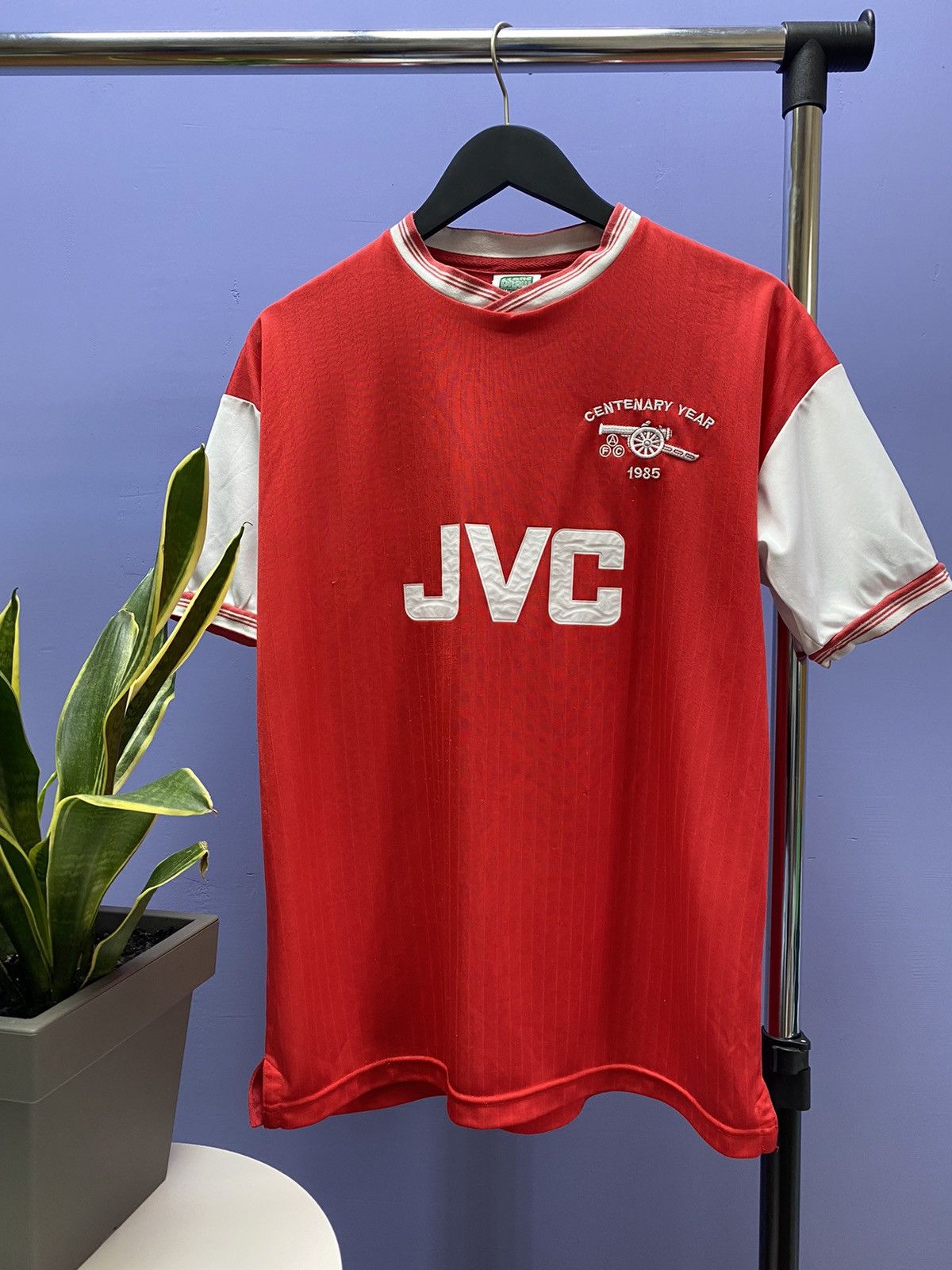 Soccer Jersey Arsenal 1985 Score Draw Replica Soccer Jersey Football ...