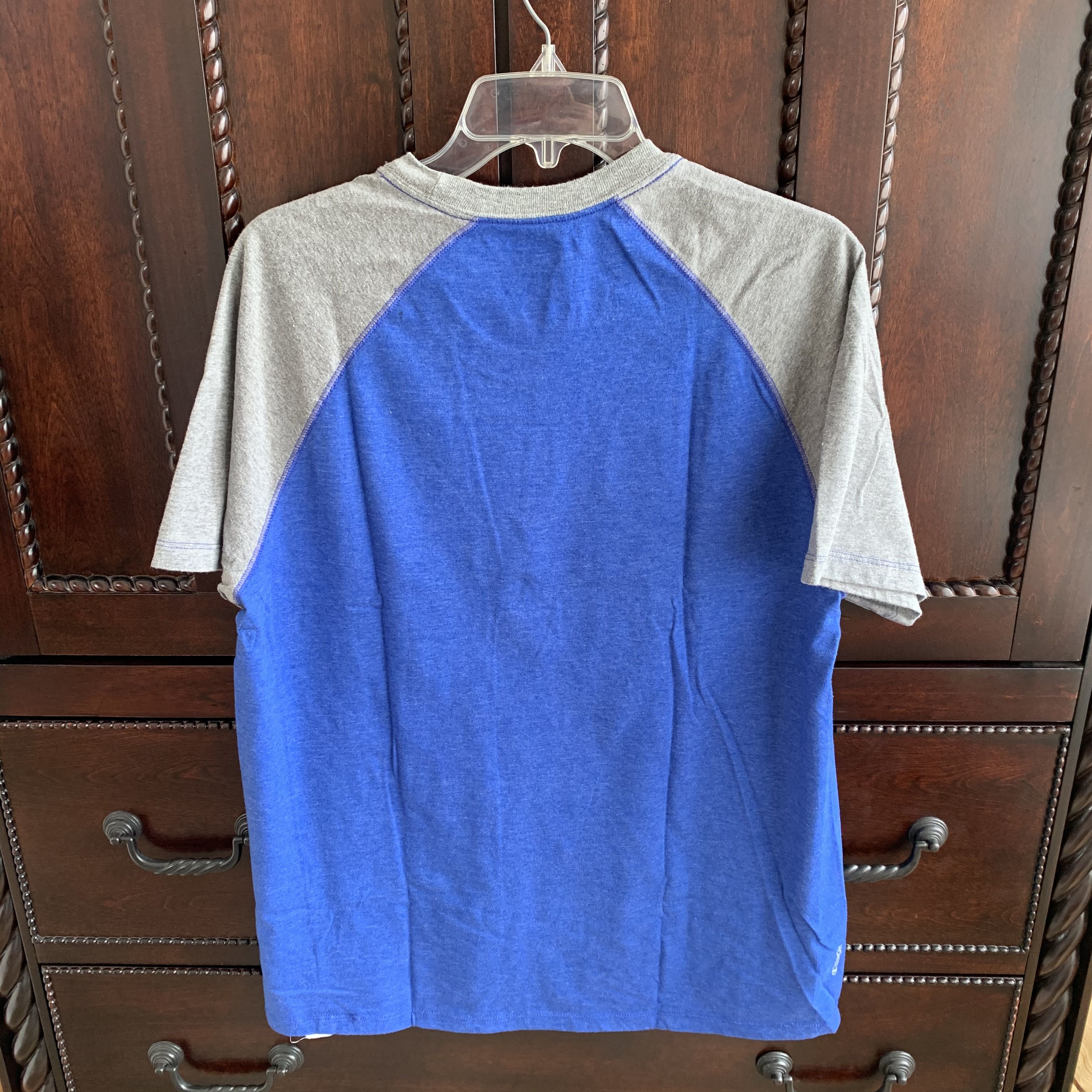 Athletic × Champion × Streetwear Champion Logo T-shirt L Blue/Gray ...