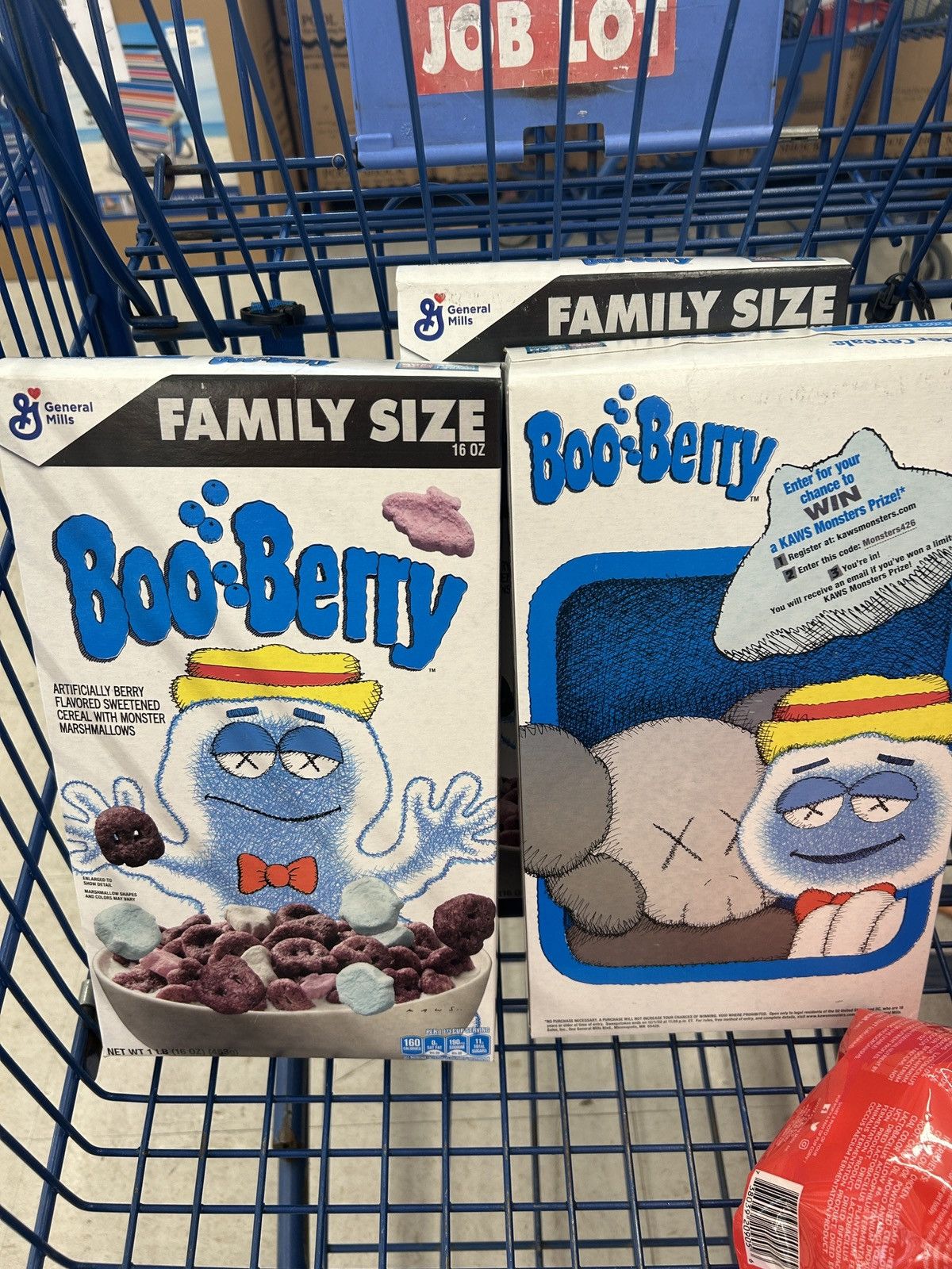 Kaws General Mills x Kaws Boo Berry Cereal 🥣 | Grailed