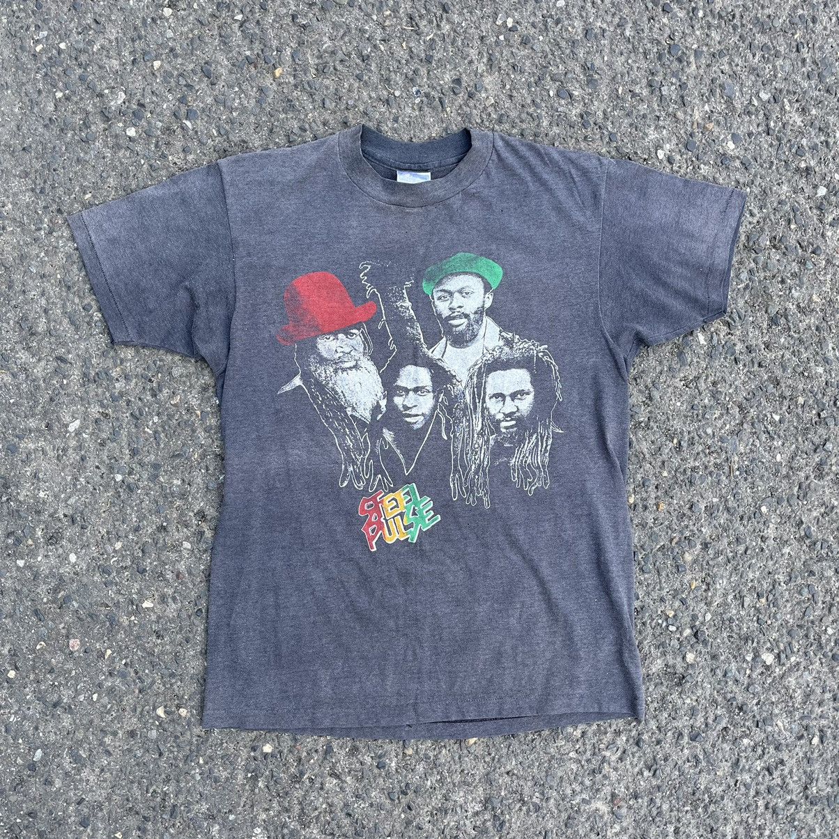 Vintage Vintage 1980s faded Steel Pulse Liberation Posse t shirt | Grailed