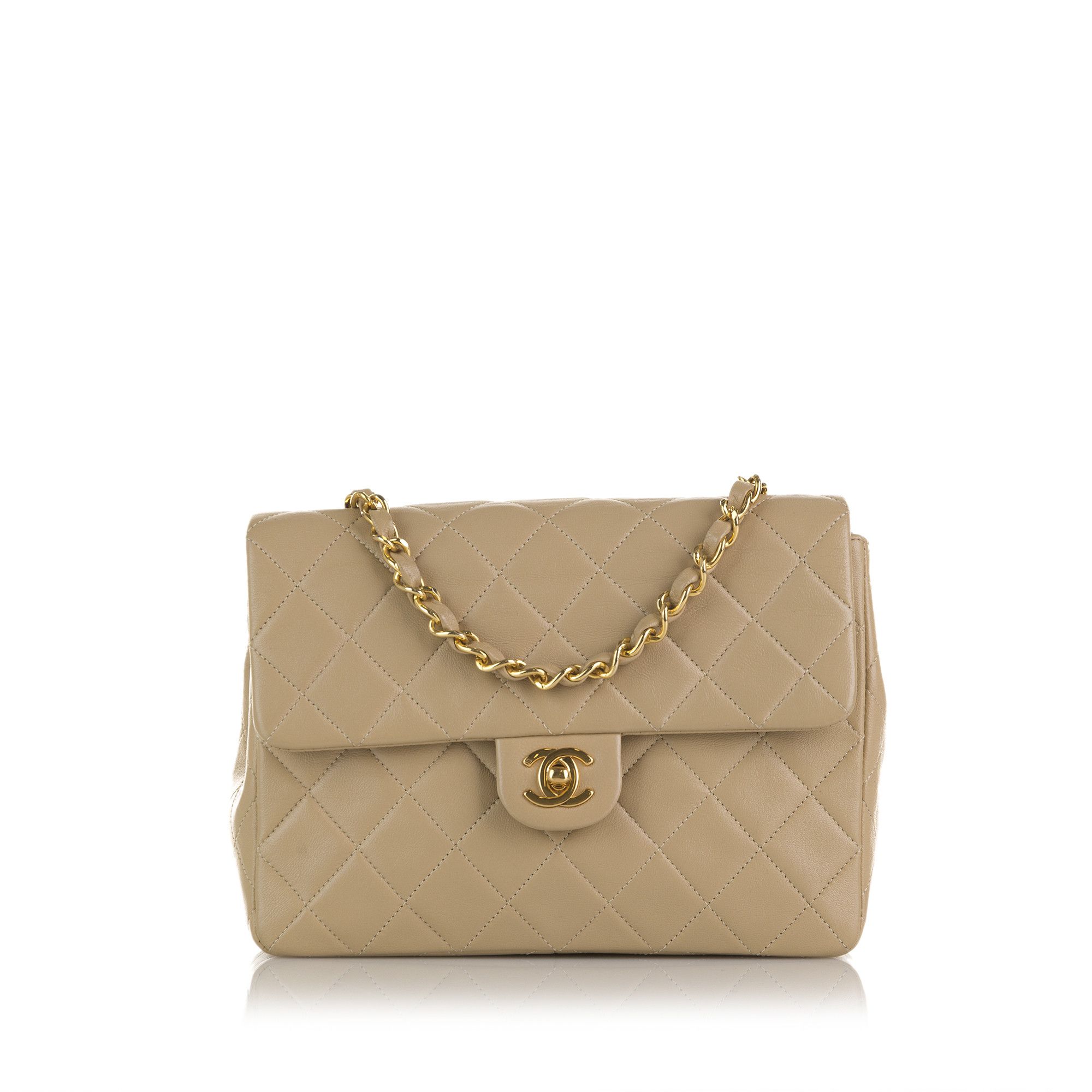 Chanel Chanel Mini Classic Square Lambskin Single Flap Bag | Grailed