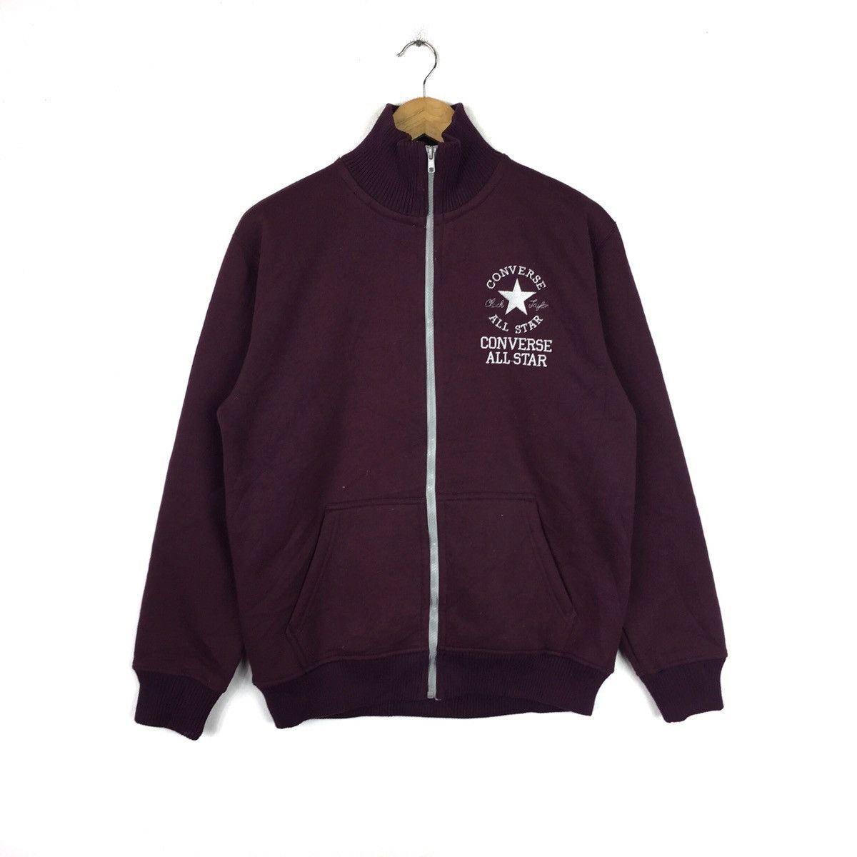 Converse Converse sweater full zipper Casual Jumper Streetwear | Grailed