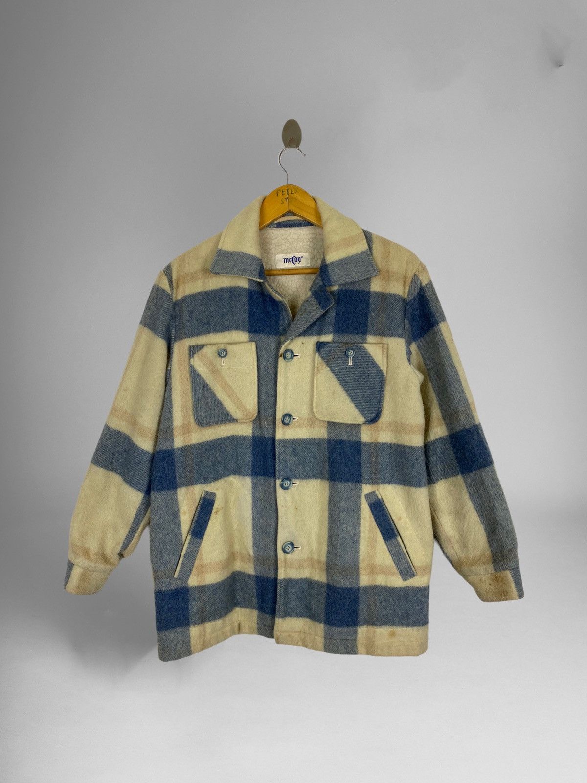 Designer × Flannel × Toys Mccoy MCCOY DOUBLE BREAST FLANNEL JACKET ...