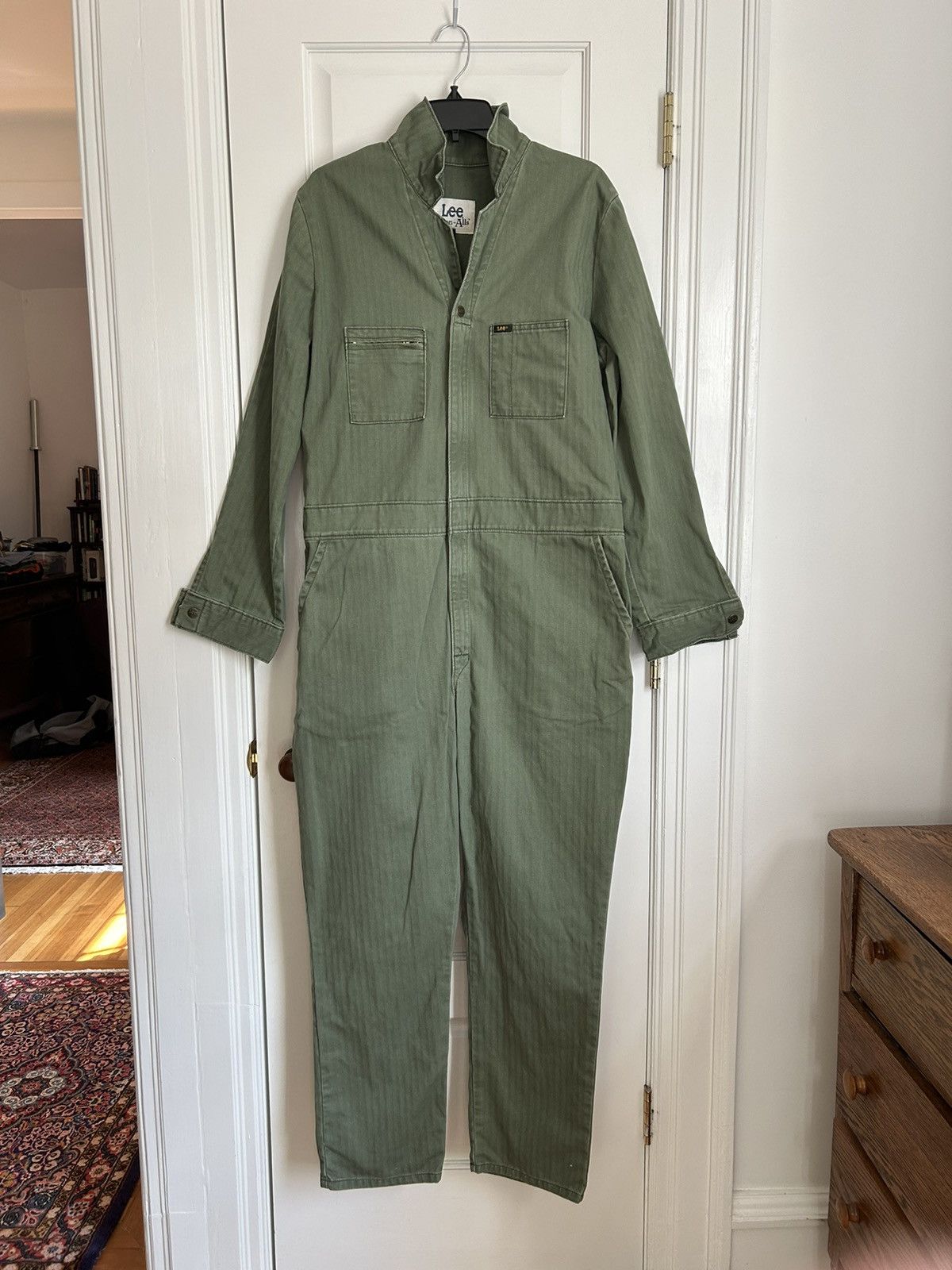Lee Army Green Lee Jumpsuit | Grailed