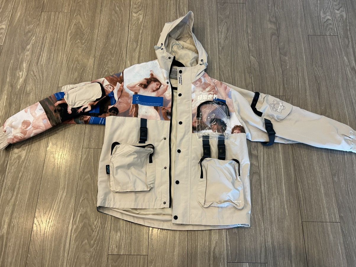 Custom Jacket HFNF Disintegration Hooded Jacket Multi-Pockets | Grailed