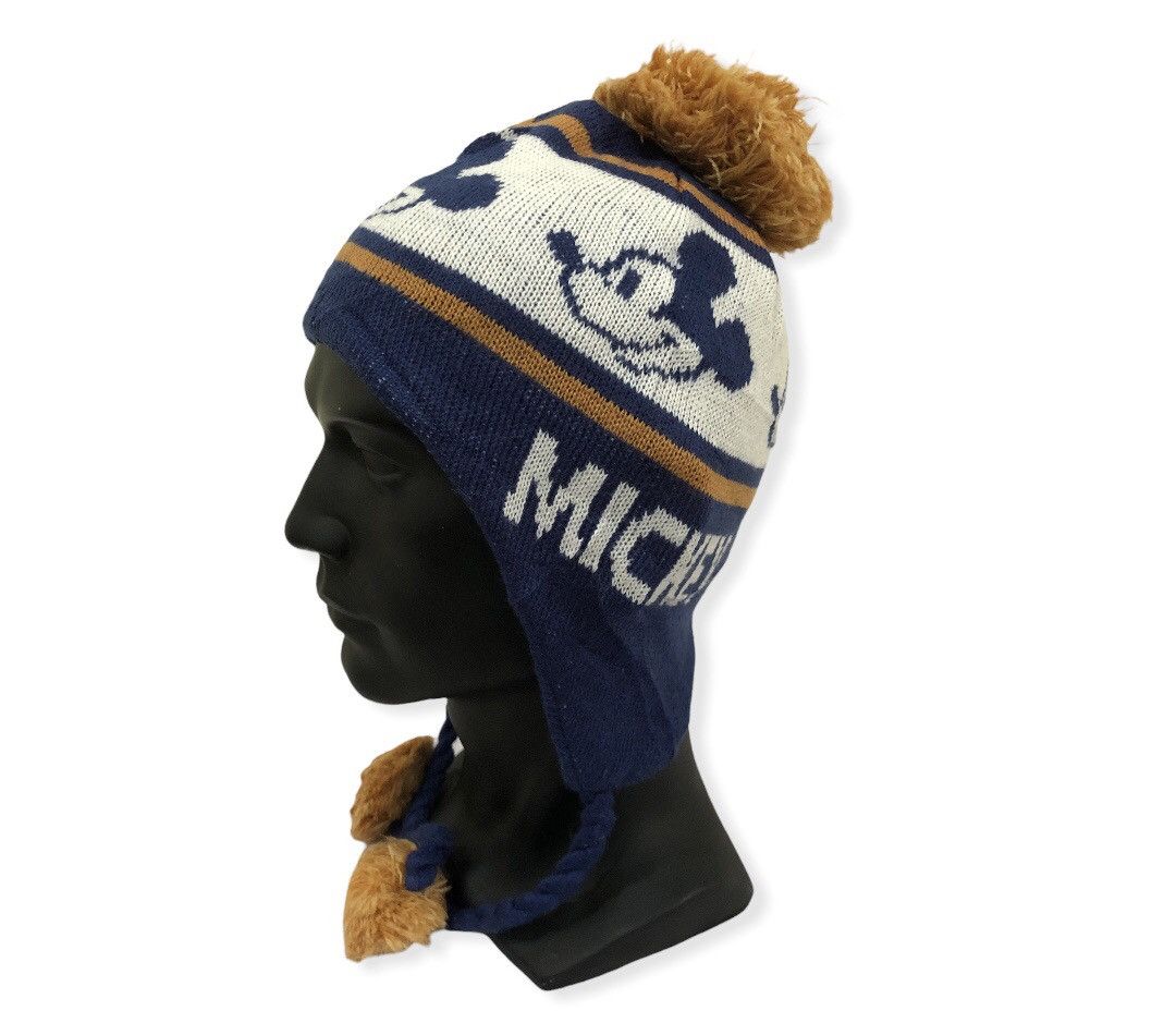 Mickey Mouse Vintage Mickey Mouse Cartoon Earflap Beanie Hat | Grailed