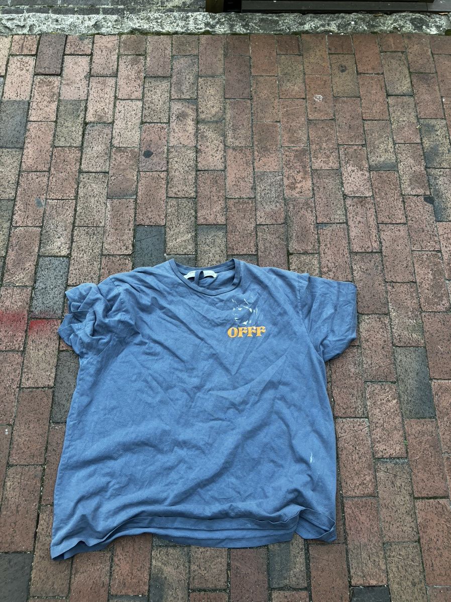 Off White Biege T Shirt