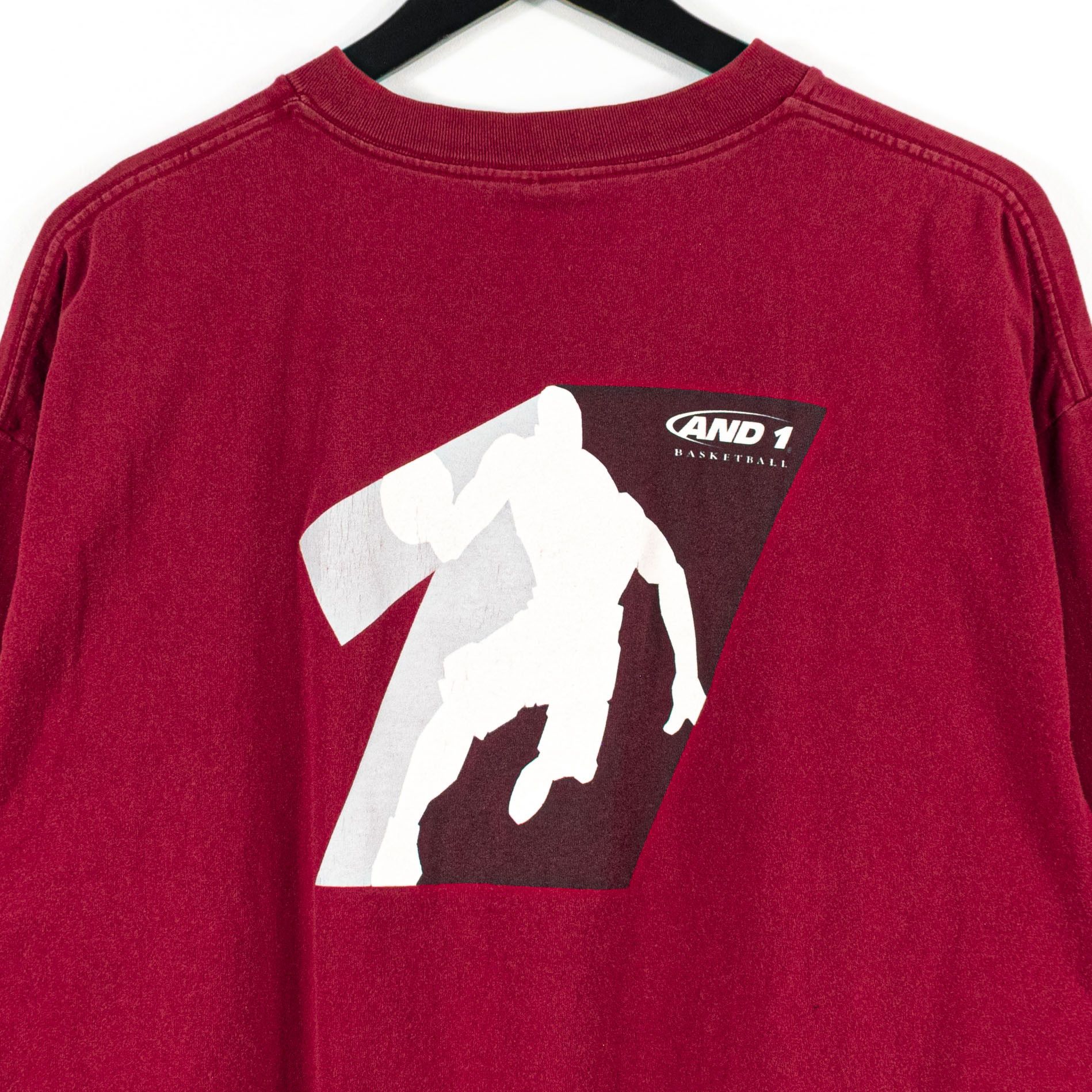 Art × Sportswear × Vintage Vintage 90s AND1 Basketball Logo T-Shirt ...