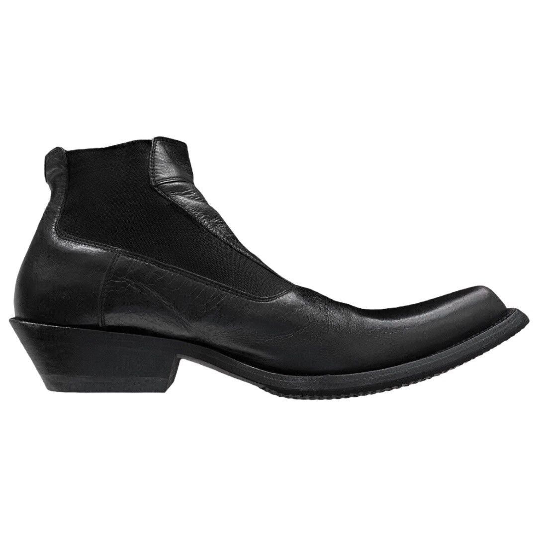 Gianni Barbato 🔵shell cordovan leather cowboy boots/cossack shoes in ...