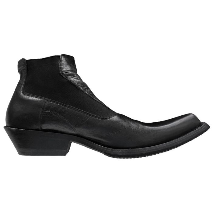 Gianni Barbato 🔵shell cordovan leather cowboy boots/cossack shoes in ...