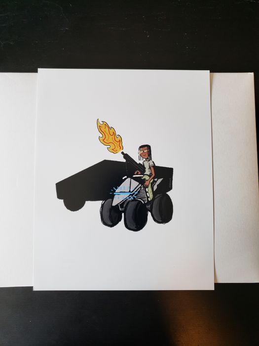 Kodone Kodone Travis Scott "Gang Gang" Print | Grailed