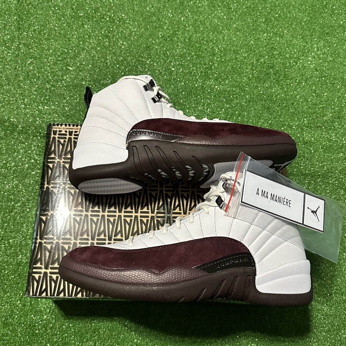 Jordan Brand A Ma Maniere Jordan 12 retro white | Grailed