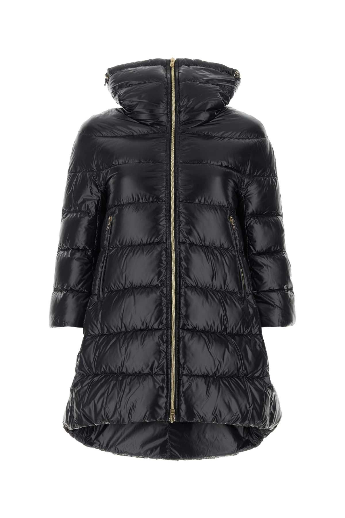 Herno Black Nylon Cleofe Down Jacket | Grailed
