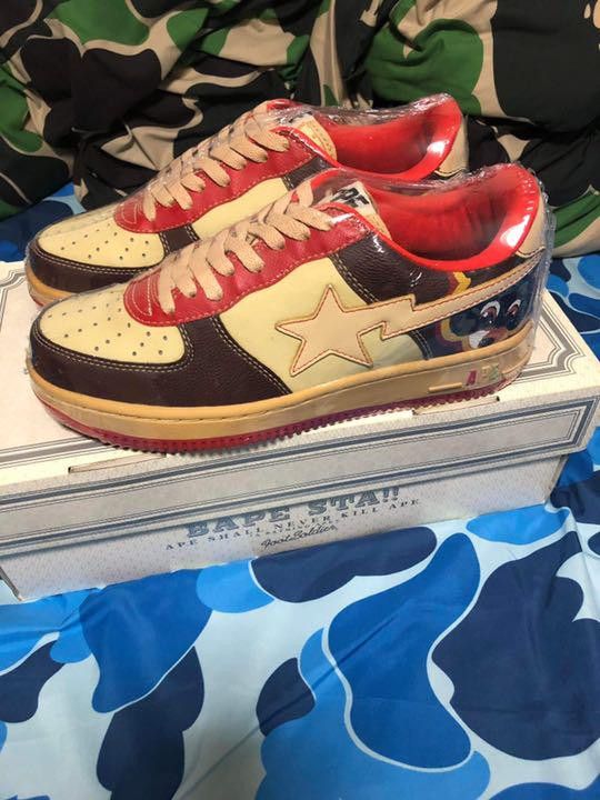 Bape BAPE x Kanye West College Drop-our Bape-Sta Sneakers | Grailed