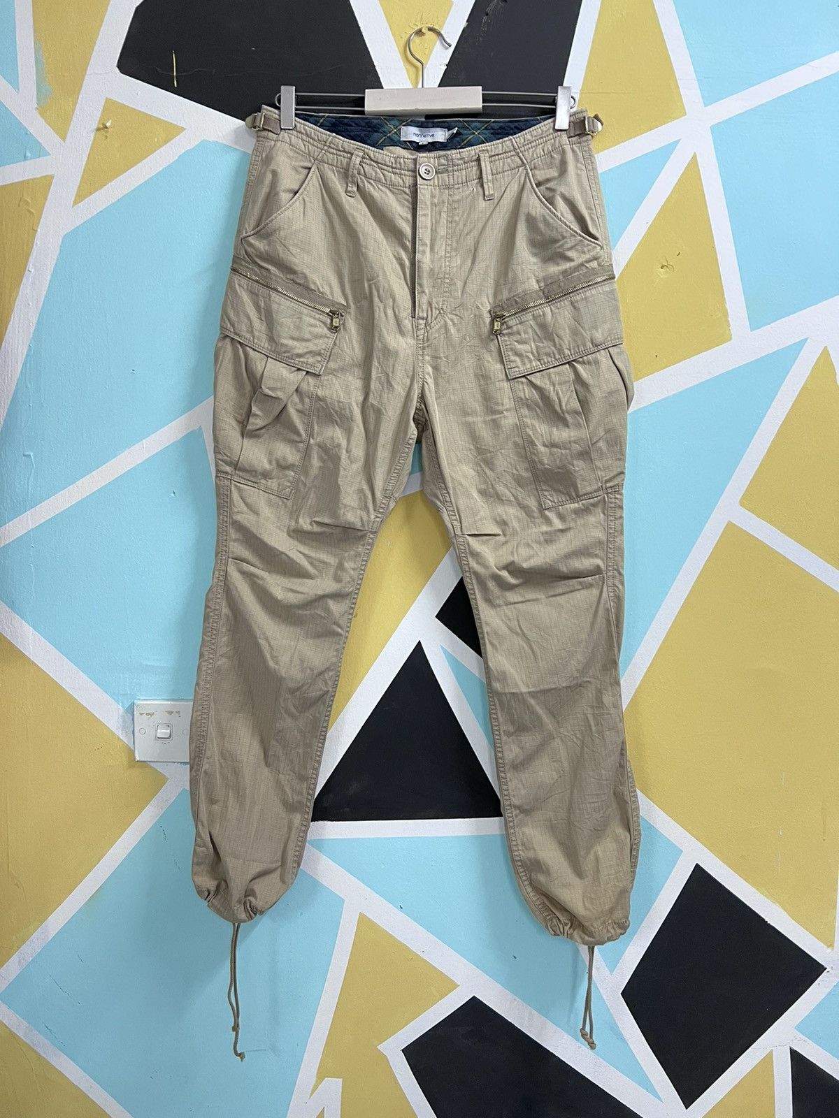 Japanese Brand × Nonnative × Streetwear Japanese brand Nonnative parachute Cargo trousers pants ...