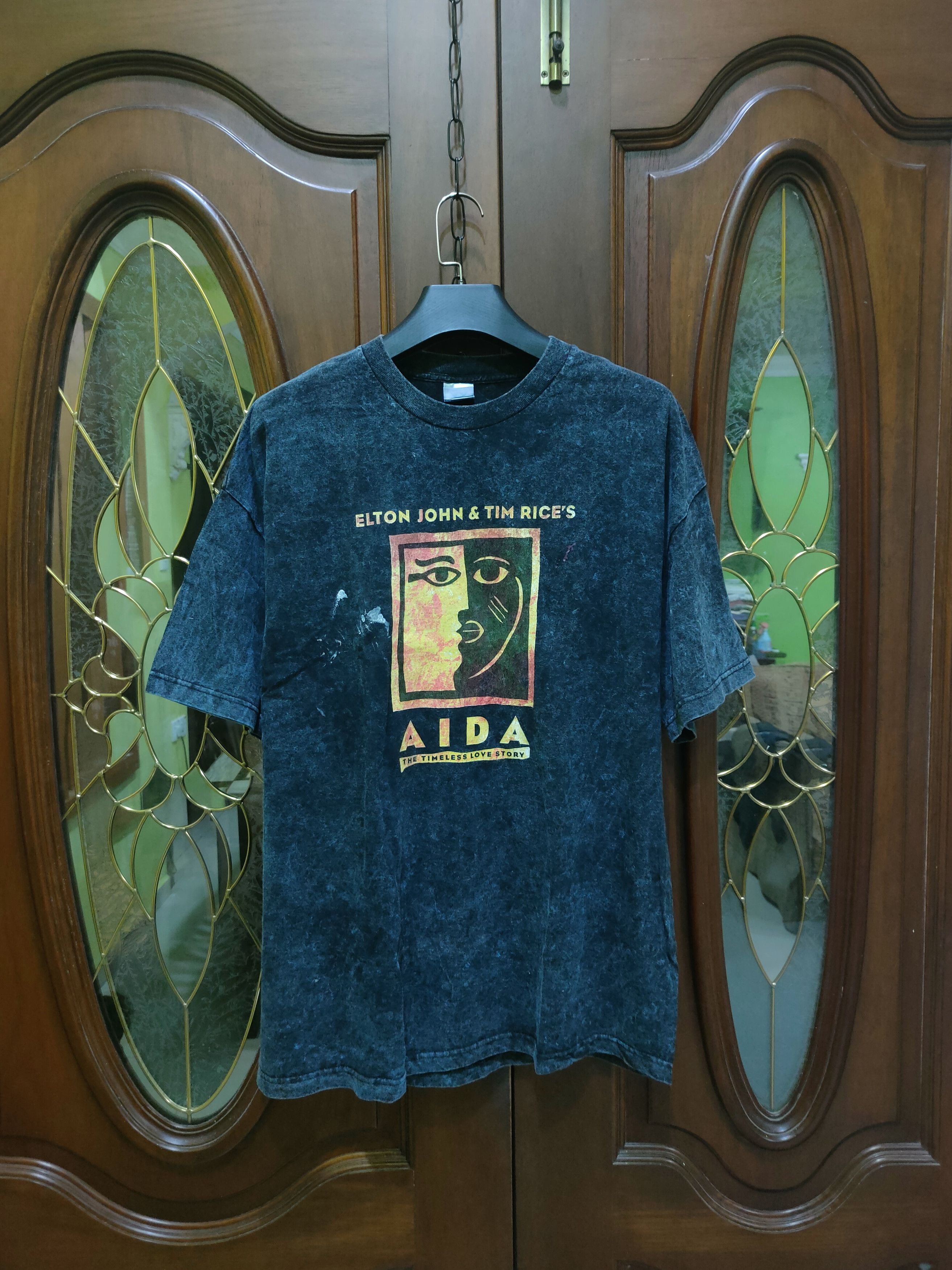 Vintage Rare🔥Vintage Elton John and Tim Rice's Aida Acid Wash Style ...