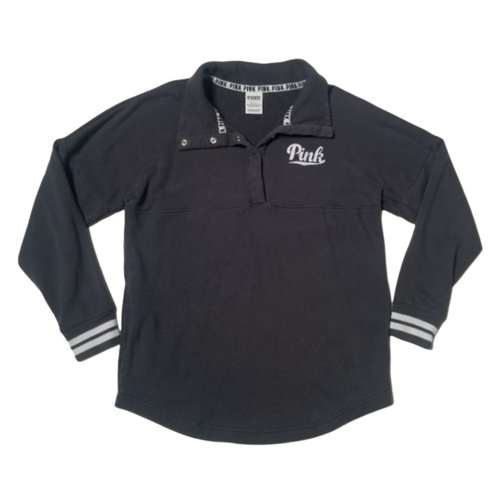 Victoria's Secret Victorias Secret PINK Womens XS 1/4 Snap Sweatshirt ...