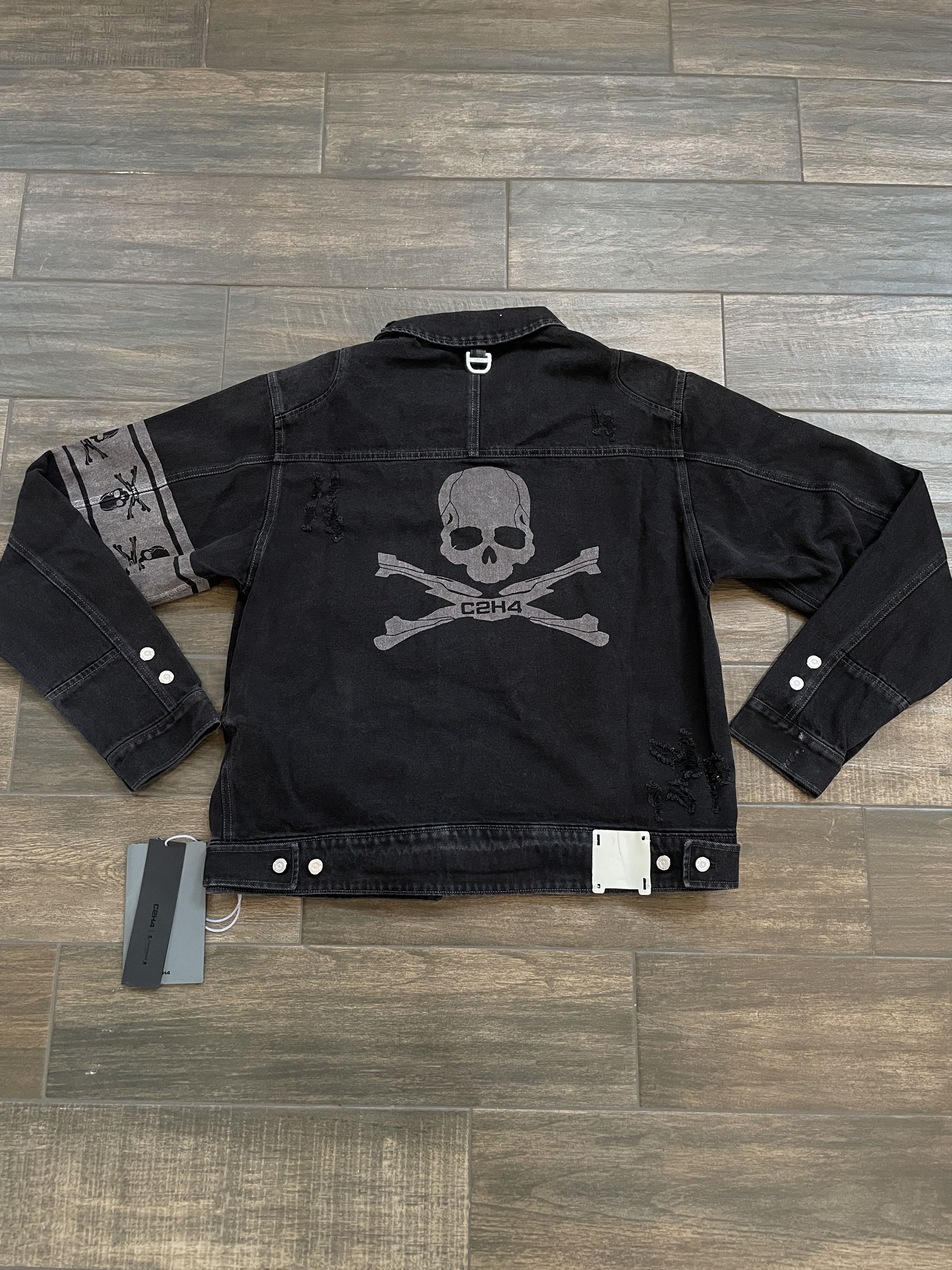 C2H4 × Mastermind Japan Mastermind x C2H4 Asymmetrical Layered Denim ...