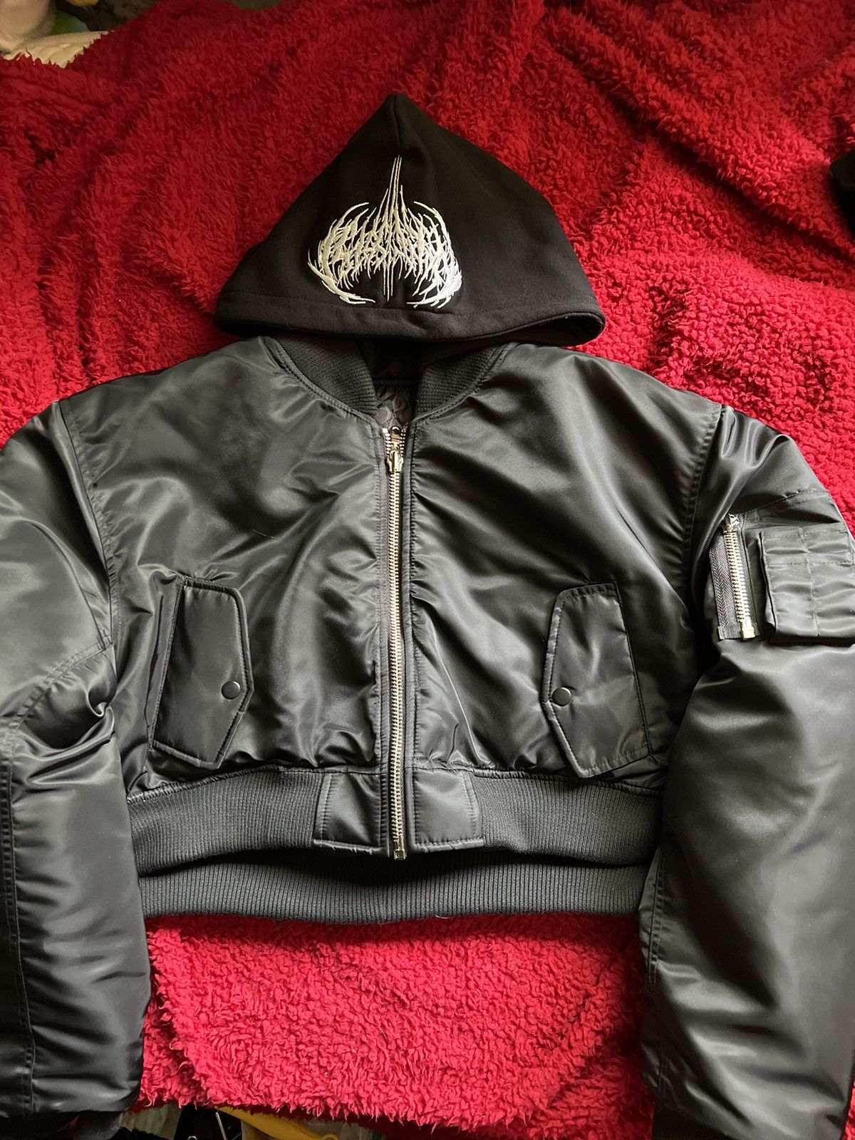 Playboi Carti NARCISSIST CROPPED BOMBER JACKET | Grailed