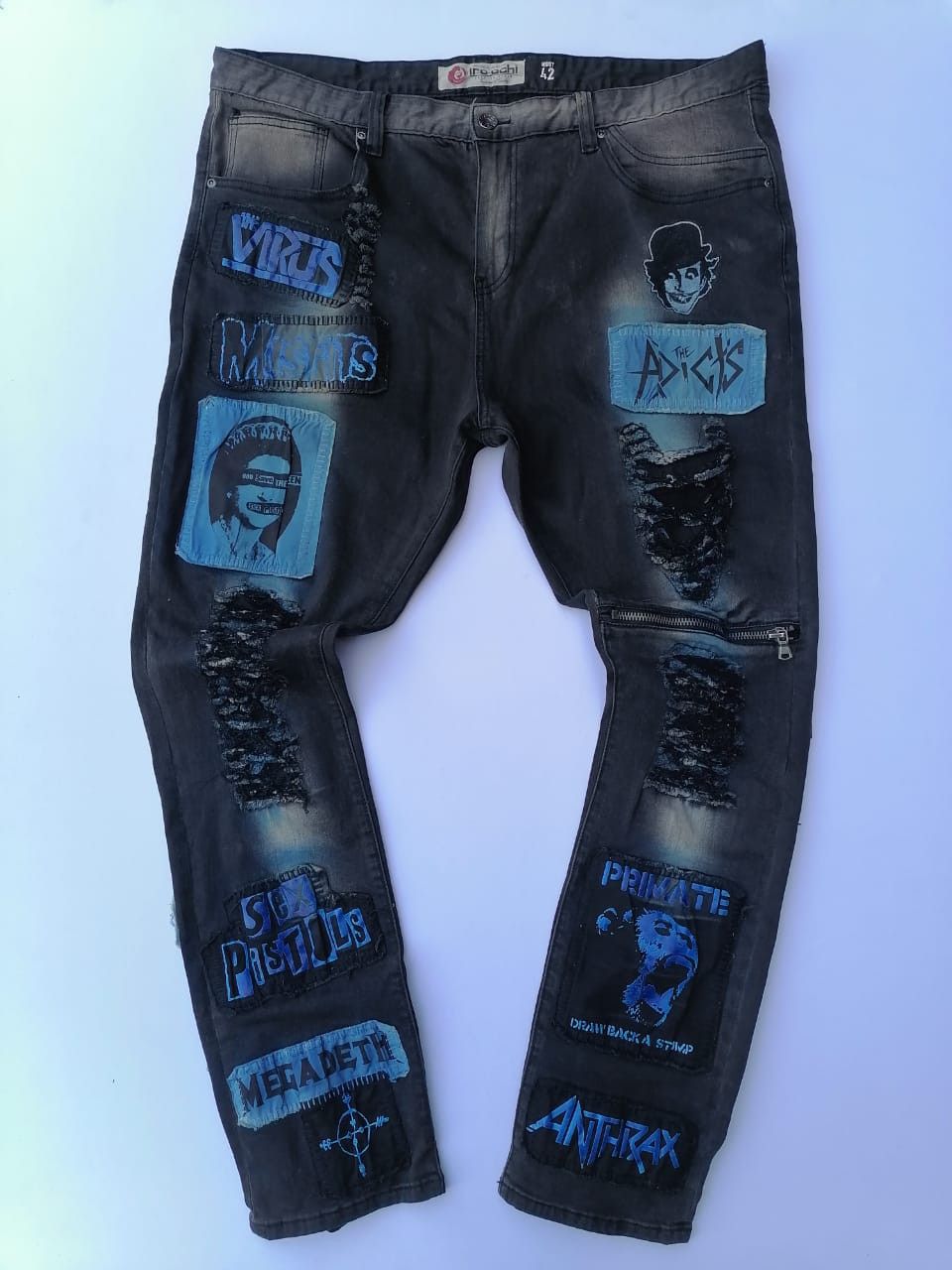 Custom Iro Ochi Custom Made Rock Band Patch Limited Edition Pants | Grailed