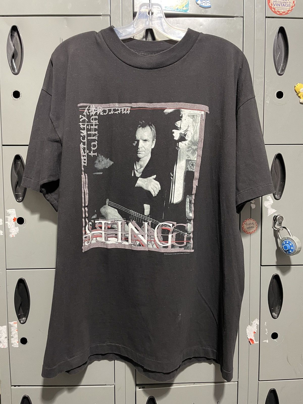 Band Tees × Vintage 1996 Sting tour Merch classic rock the police punk ...