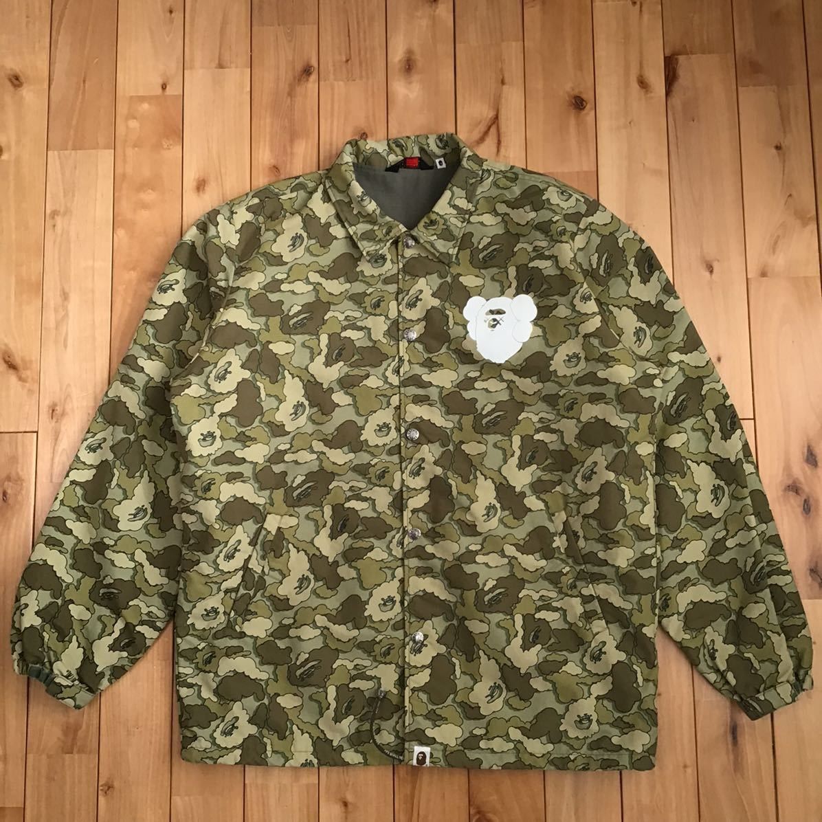 Bape × Kaws × Nigo BAPE × kaws cloud camo Coach jacket a bathing ape ...