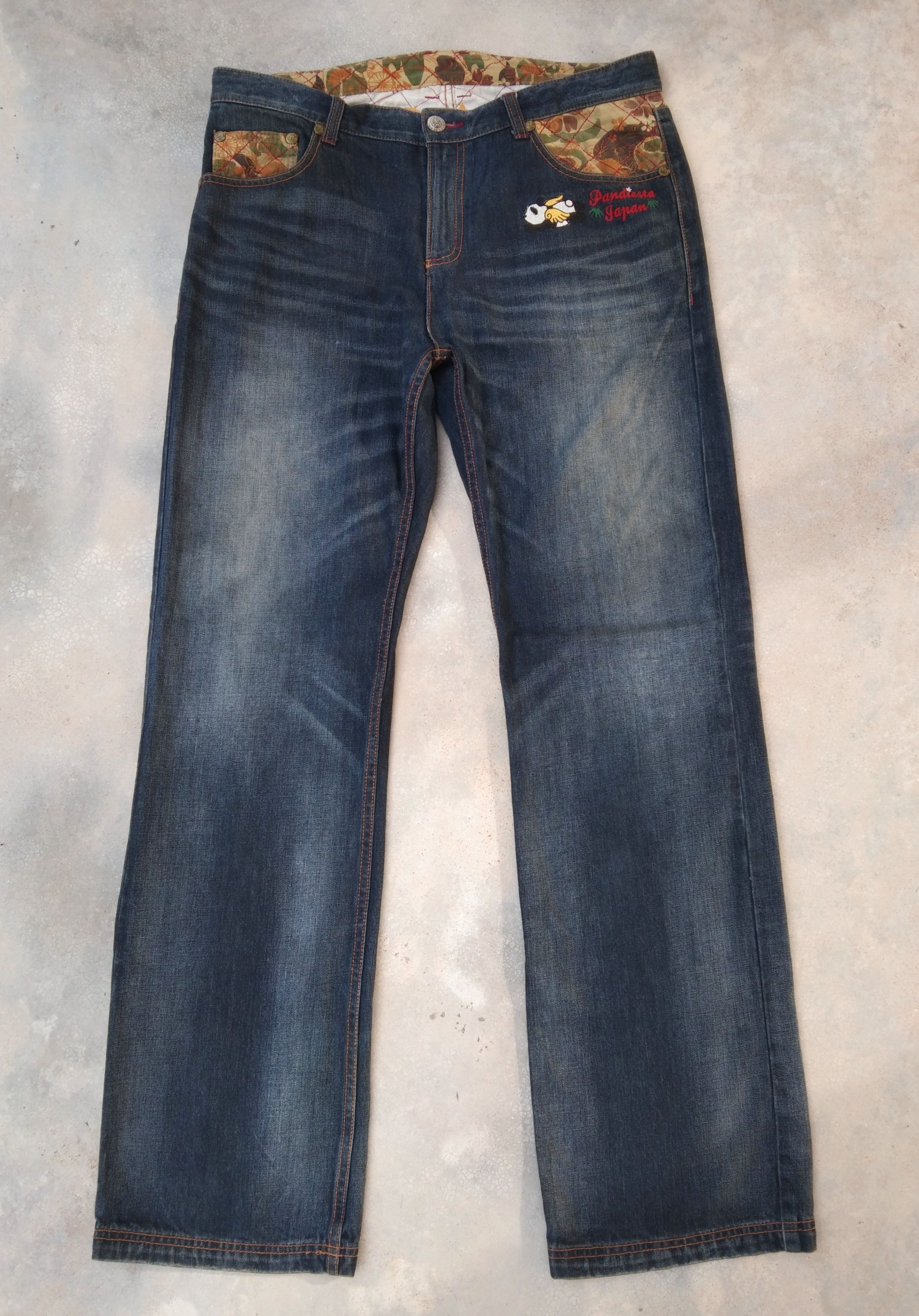 Vintage Vintage Nishiki x Pandiesta Japan Jeans Embroidered 36x35 | Grailed