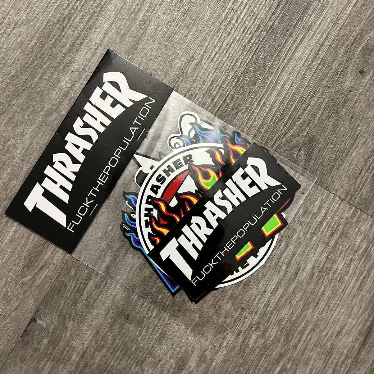 Thrasher FTP x Thrasher Sticker Pack | Grailed