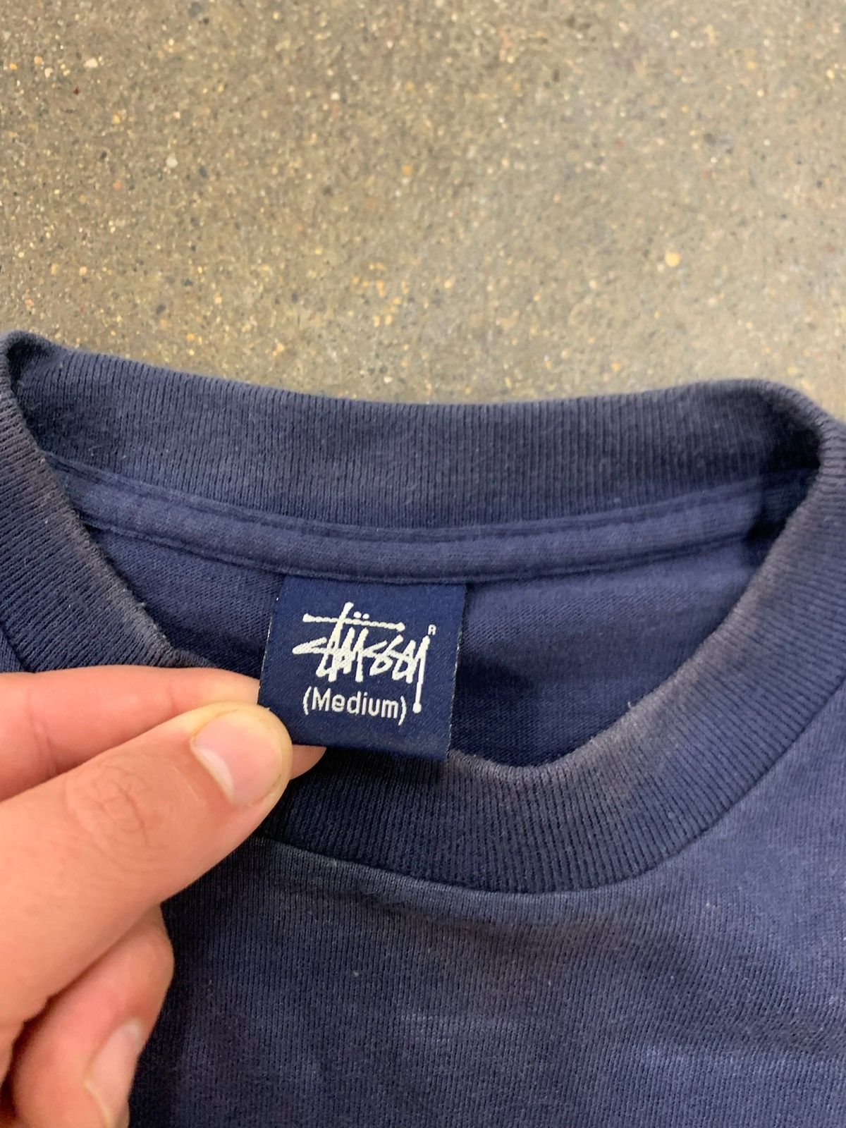 Vintage Vintage 1990s Stussy Logo T-Shirt | Grailed