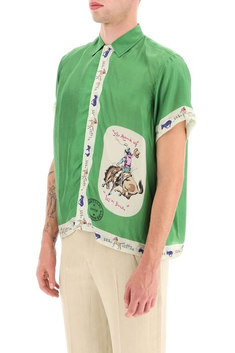 Bode Bode 'round up' silk shirt | Grailed