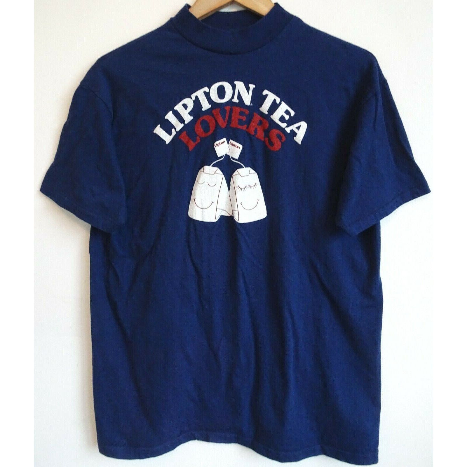 Hanes M/L Vtg 90s Lipton Tea Lovers Brew It Better Funny Single Stitch ...