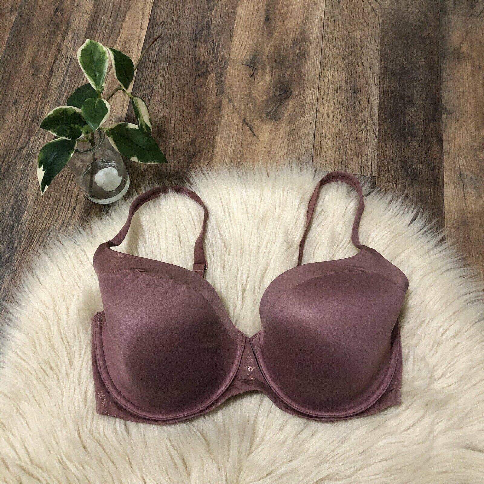 Victoria's Secret Victoria's Secret Plum Purple Shimmer Lined Demi Bra ...