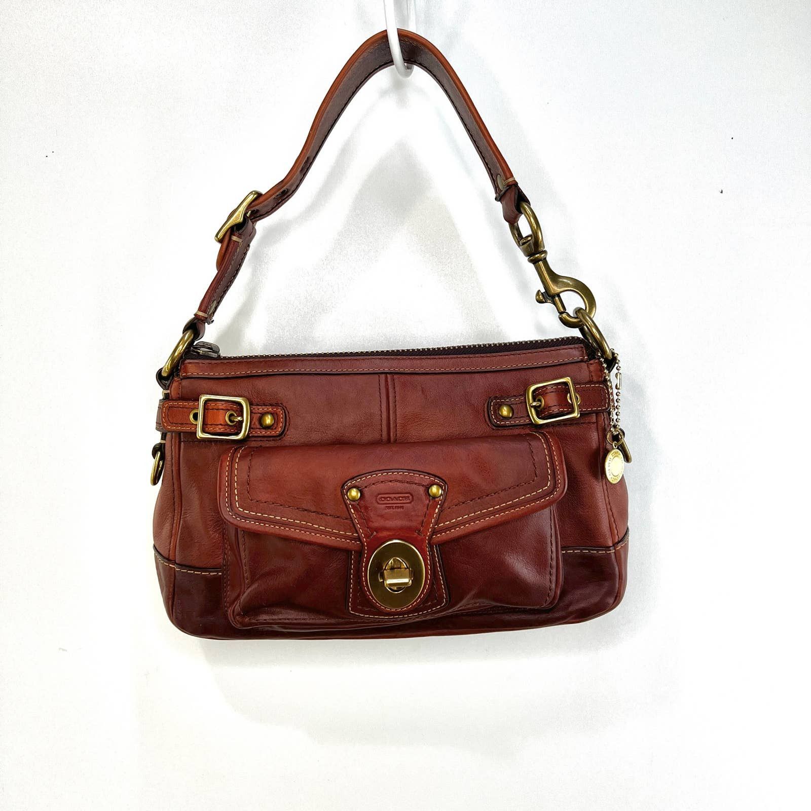 Coach Coach Legacy Shoulder Bag Whisky Leather Purse #11127 | Grailed