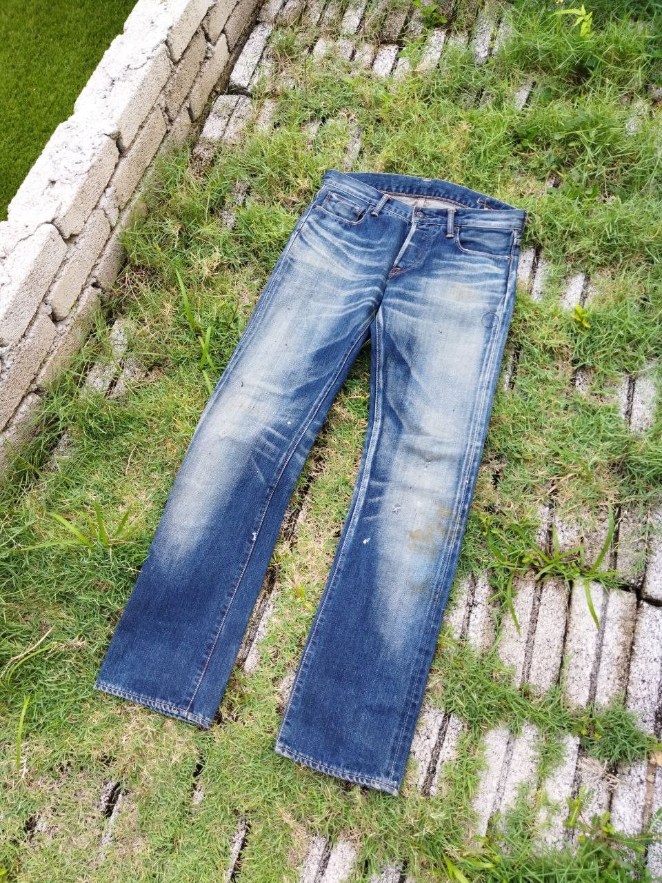 Kuro Vintage Black by Kuro Distressed Selvedge Jeans | Grailed