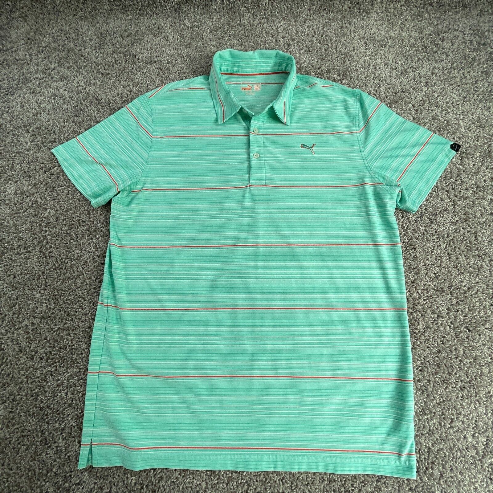 Puma Puma Polo Shirt Adult Extra Large Green Golf Golfer Rugby Mens B11 ...