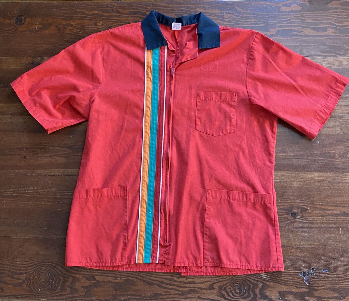 Vintage Vintage 70’s/80’s 7-Eleven Full Zip Work Uniform Shirt | Grailed