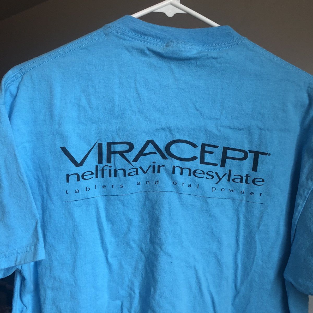 Humor × Streetwear × Vintage VTG 90s Viracept HIV AIDS Pharmaceutical ...