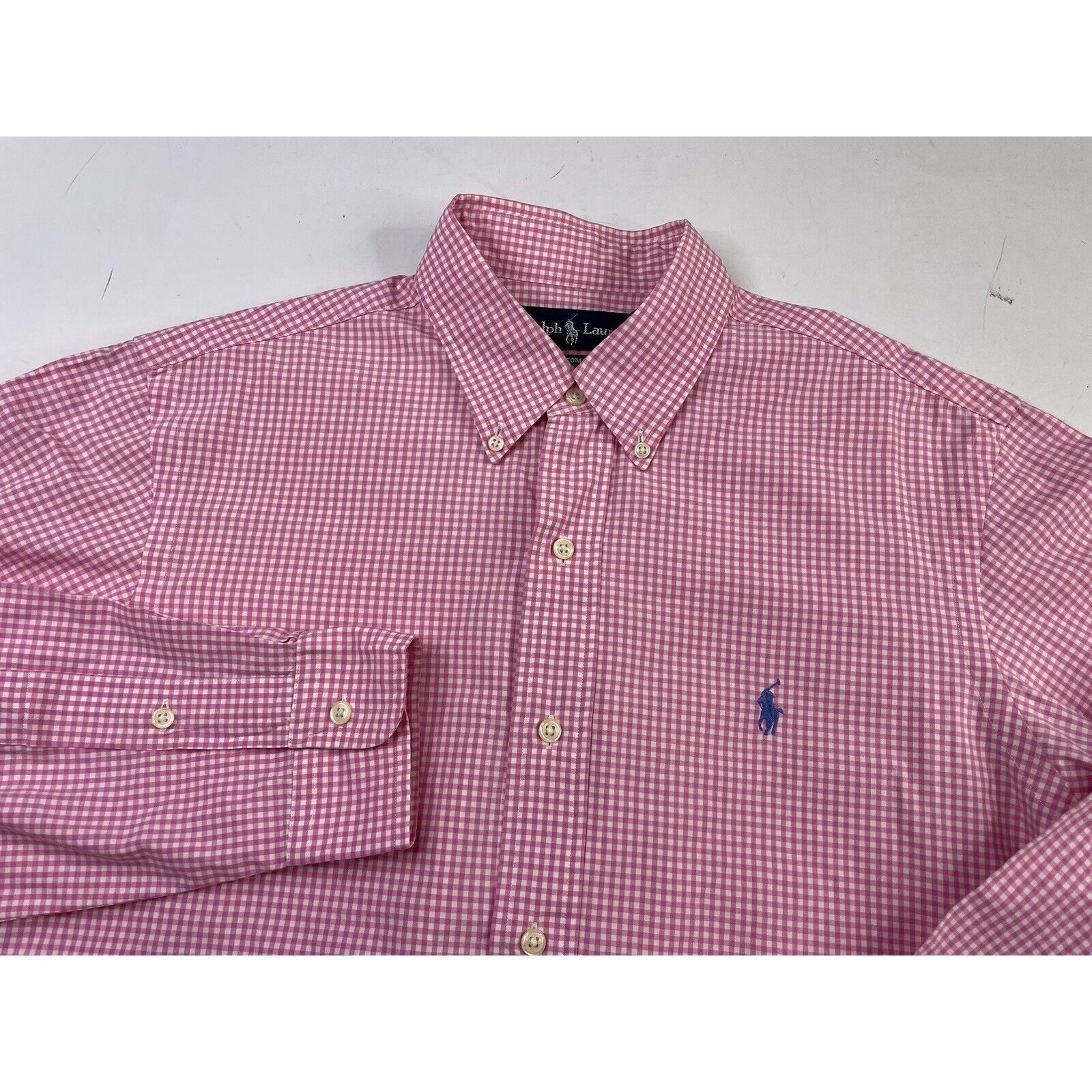 Polo Ralph Lauren Polo Ralph Lauren Button Up Shirt Men Medium Gingham ...