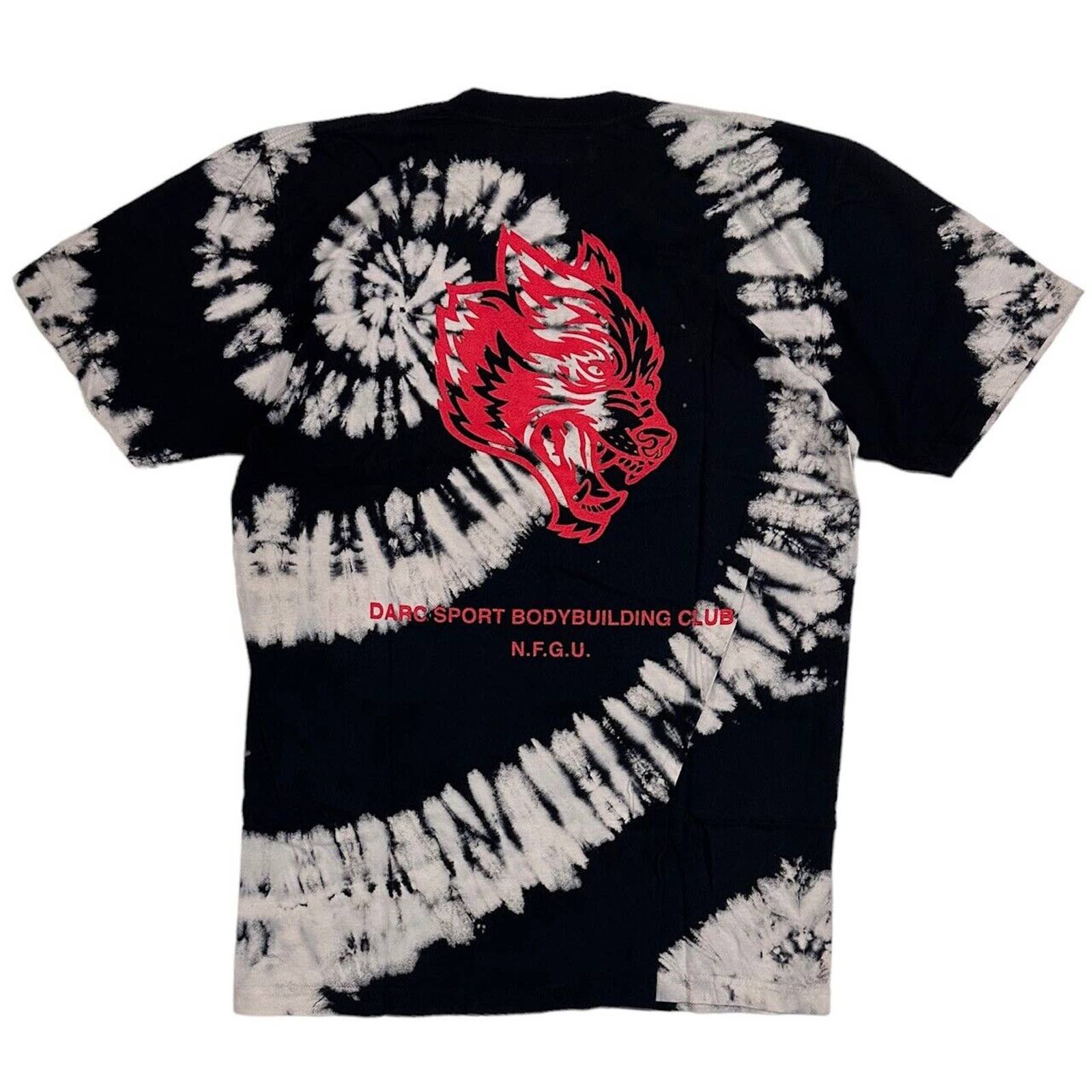 Civil Regime Darc Sport Wolf Head Bodybuilding Club Tie Dye Tee T-Shirt ...