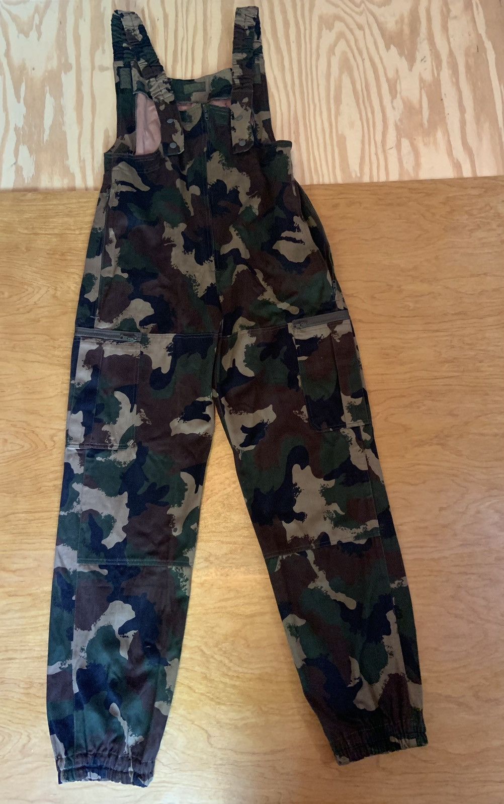 Camo Camo Cargo Double Knee Overalls | Grailed
