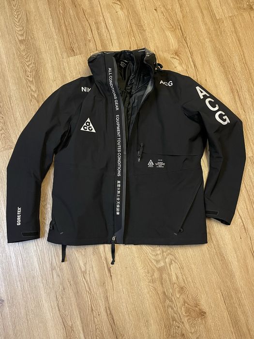 Errolson Hugh Nike Lab ACG 2 in 1 System Jacket Gore-Tex XL 704834-011 | Grailed