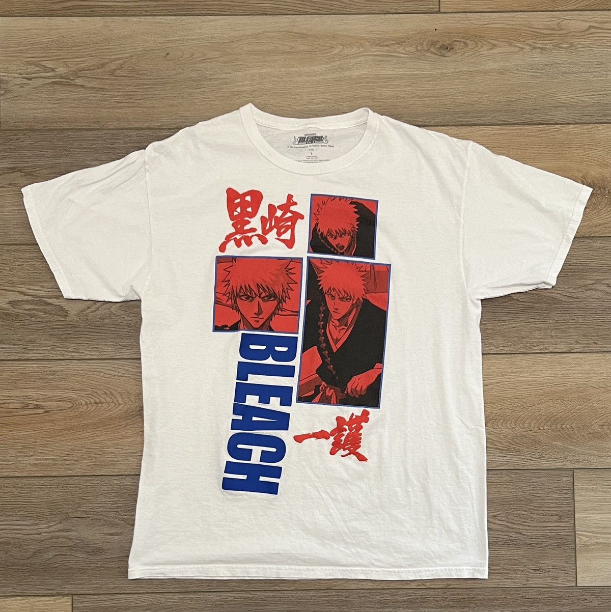 Anima Bleach Anime Ichigo Retro Style Graphic Tee | Grailed